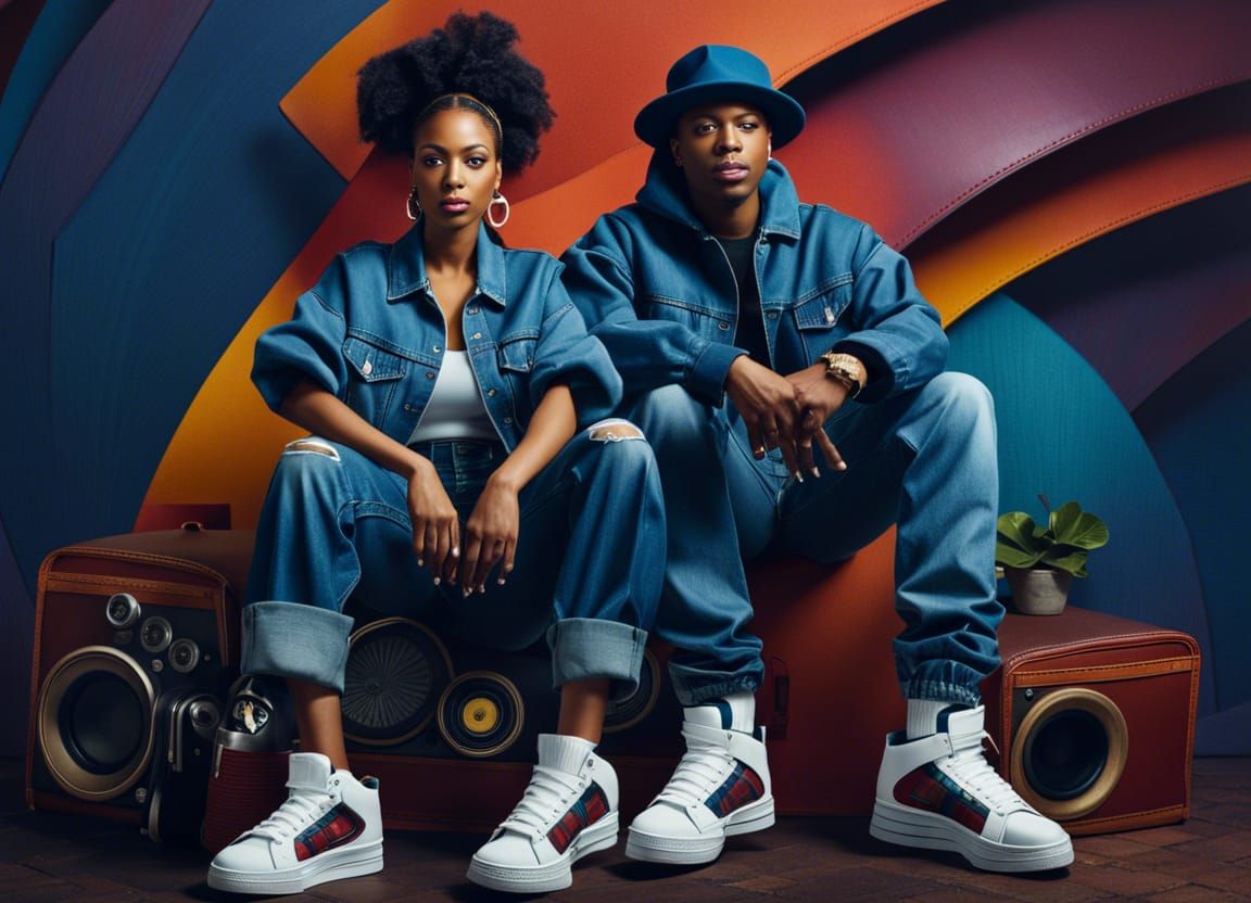 Hip-Hop Fashion - AI Generated Artwork - NightCafe Creator