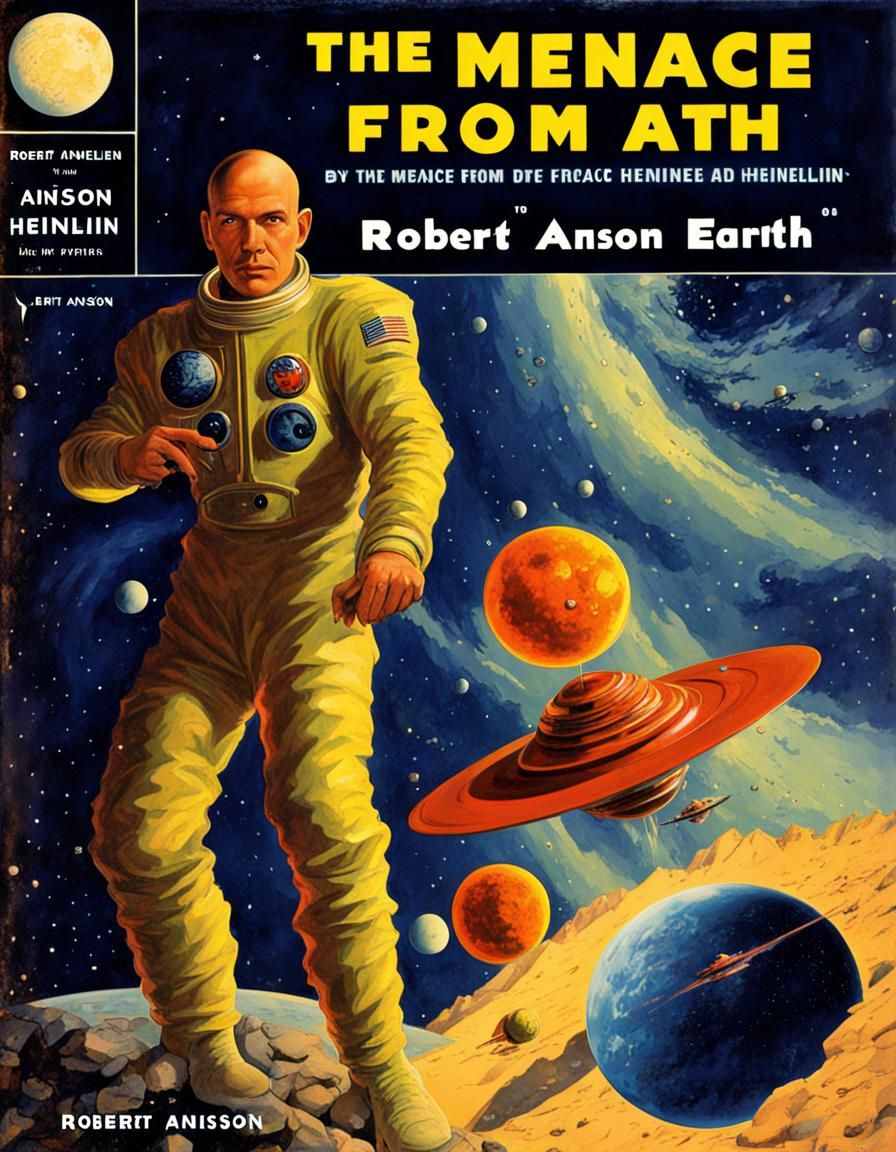 The menace from Earth by Robert Anson Heinlein - AI Generated Artwork ...