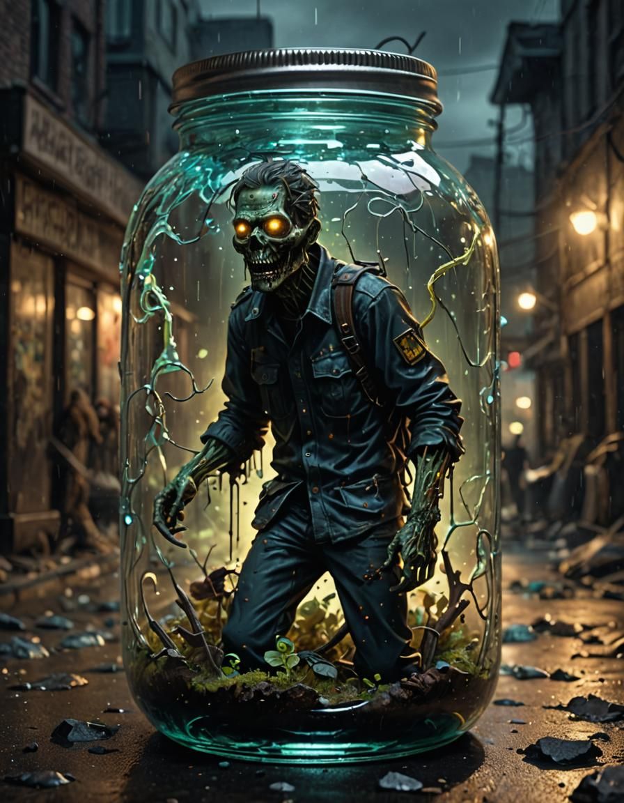 Zombie Quarantine - AI Generated Artwork - NightCafe Creator