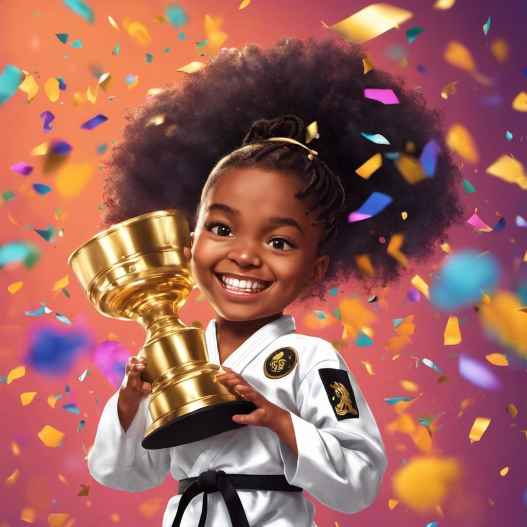 Karate Princess - AI Generated Artwork - NightCafe Creator