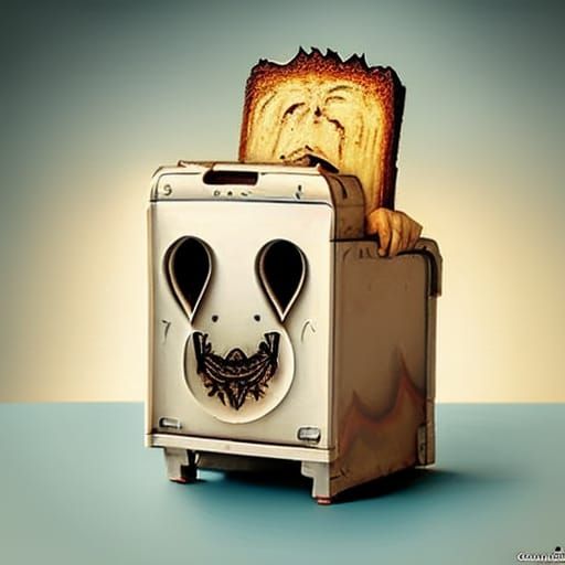 Bad Toaster - AI Generated Artwork - NightCafe Creator