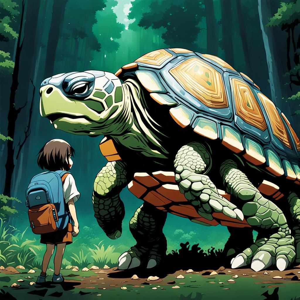 Giant turtle. - AI Generated Artwork - NightCafe Creator