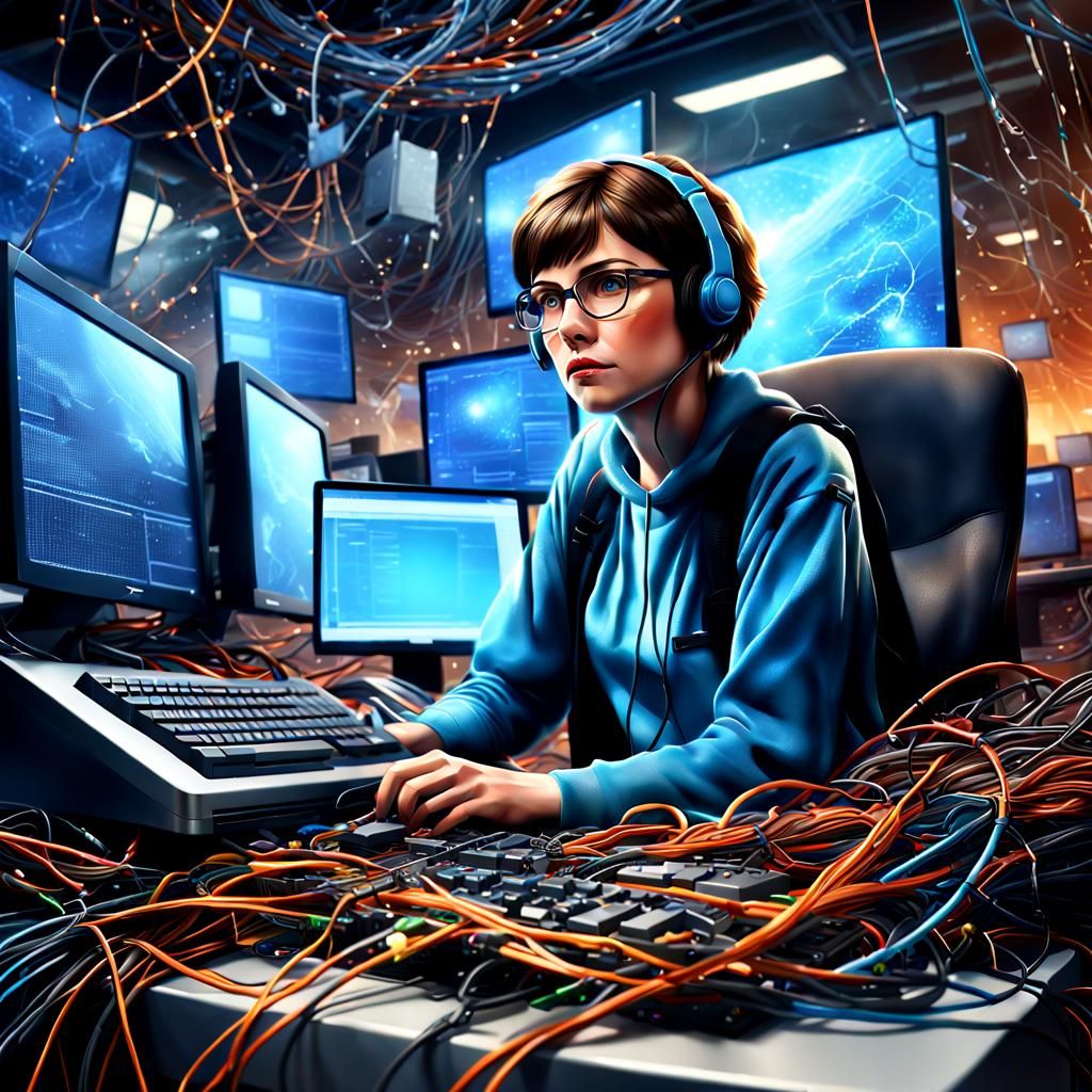 Welcome to tech support 2. - AI Generated Artwork - NightCafe Creator