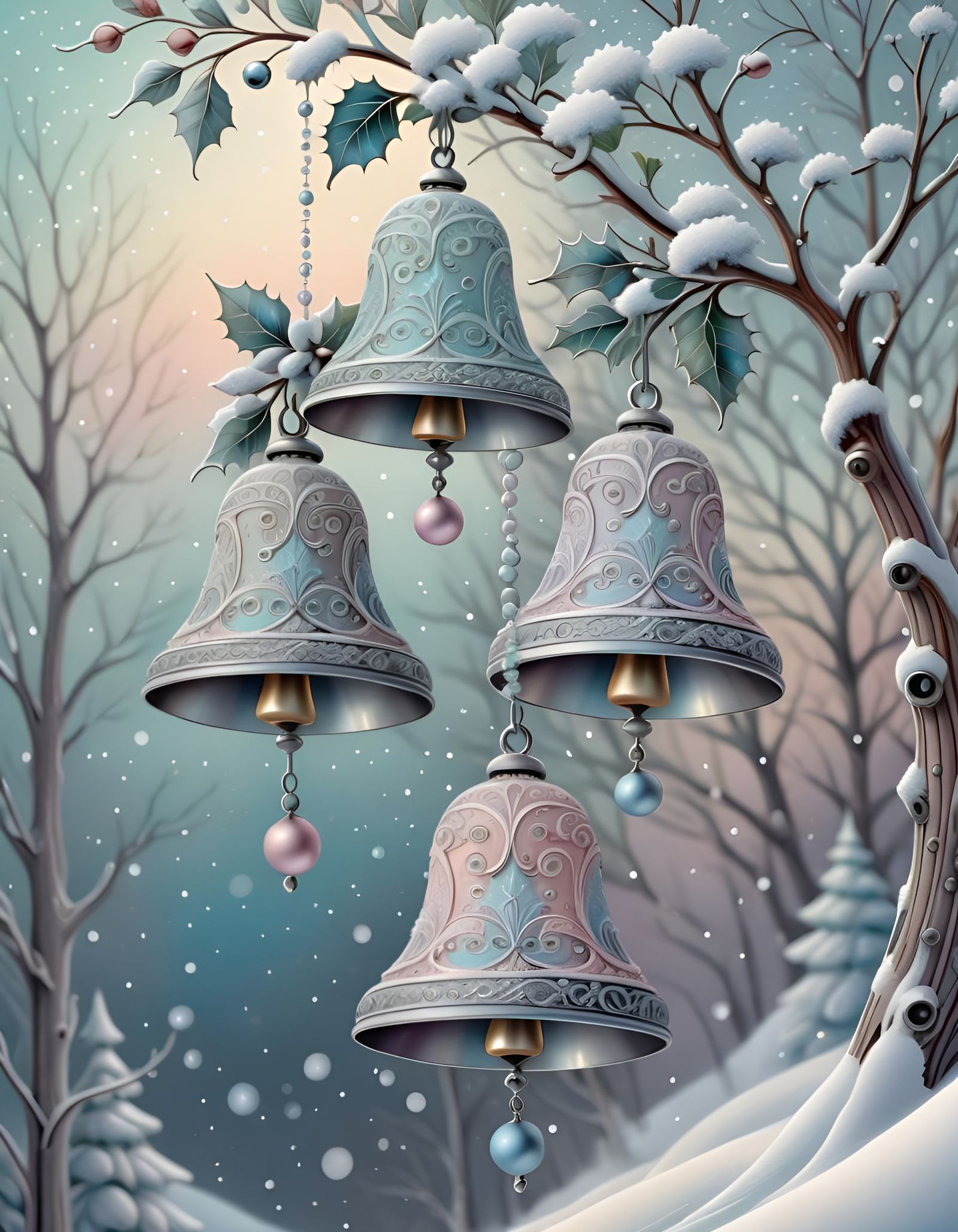 Winter Bells - AI Generated Artwork - NightCafe Creator