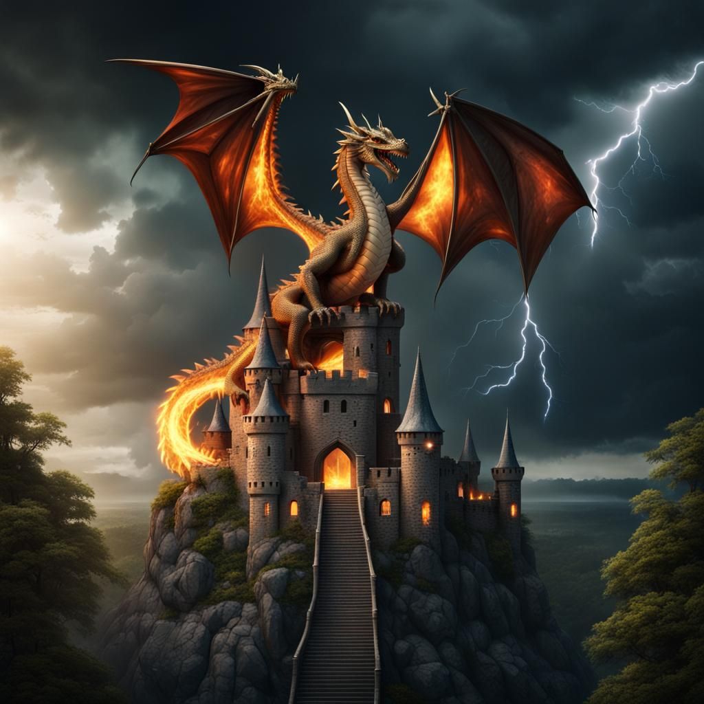 Dragon - AI Generated Artwork - NightCafe Creator