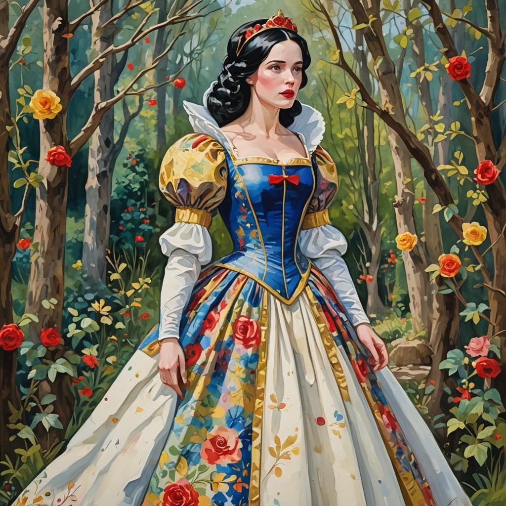 Brett Cooper As Snow White in a 15th-century German style Princess ...