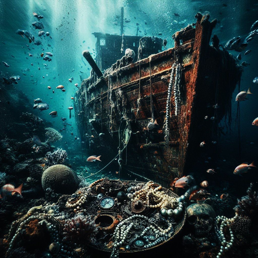 🌊🛥️💍💀 The Secrets Of The Deep Ocean - AI Generated Artwork - NightCafe ...