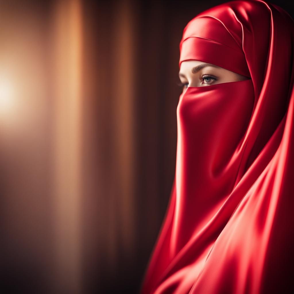 Veiled woman - AI Generated Artwork - NightCafe Creator