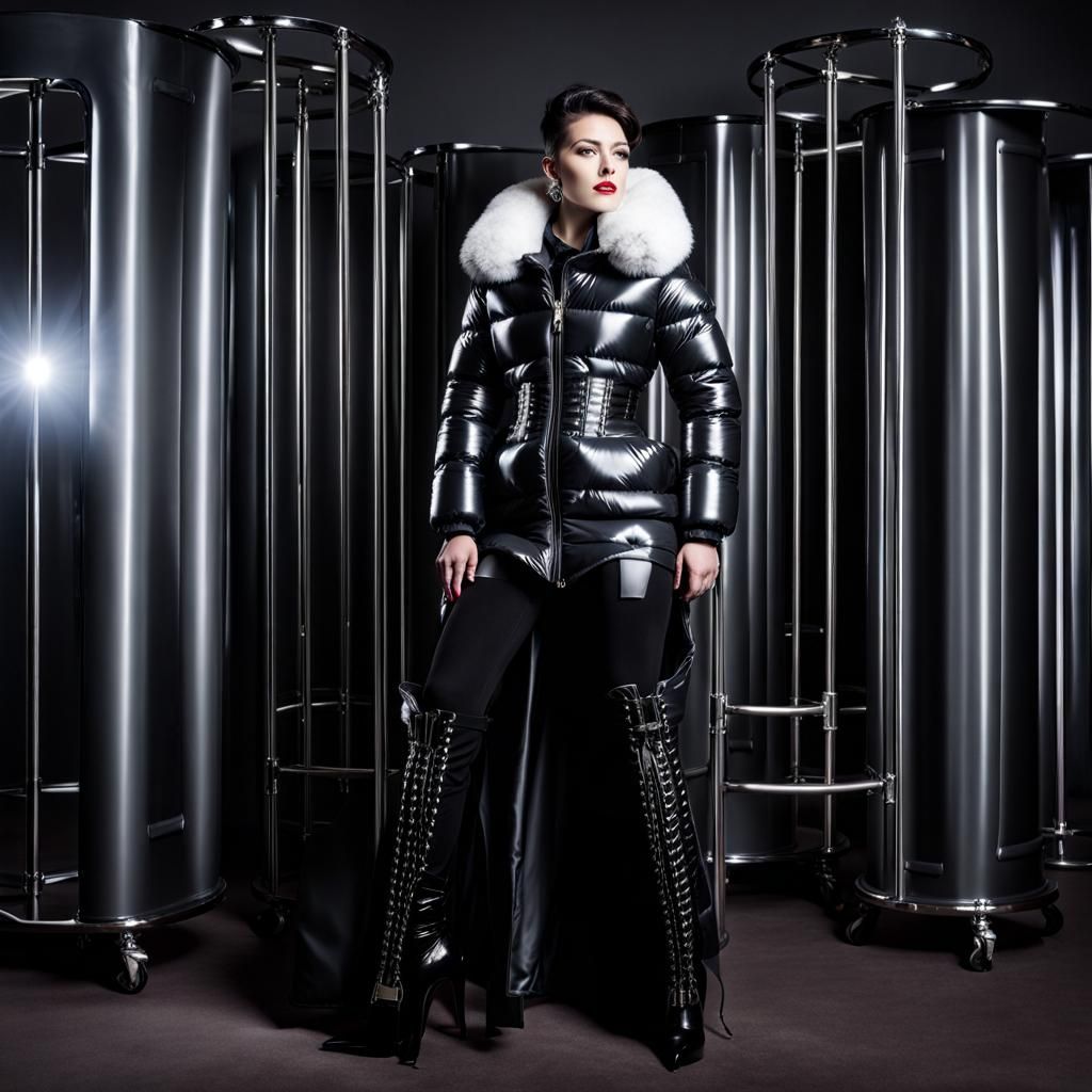 PVC FASHION Model - AI Generated Artwork - NightCafe Creator