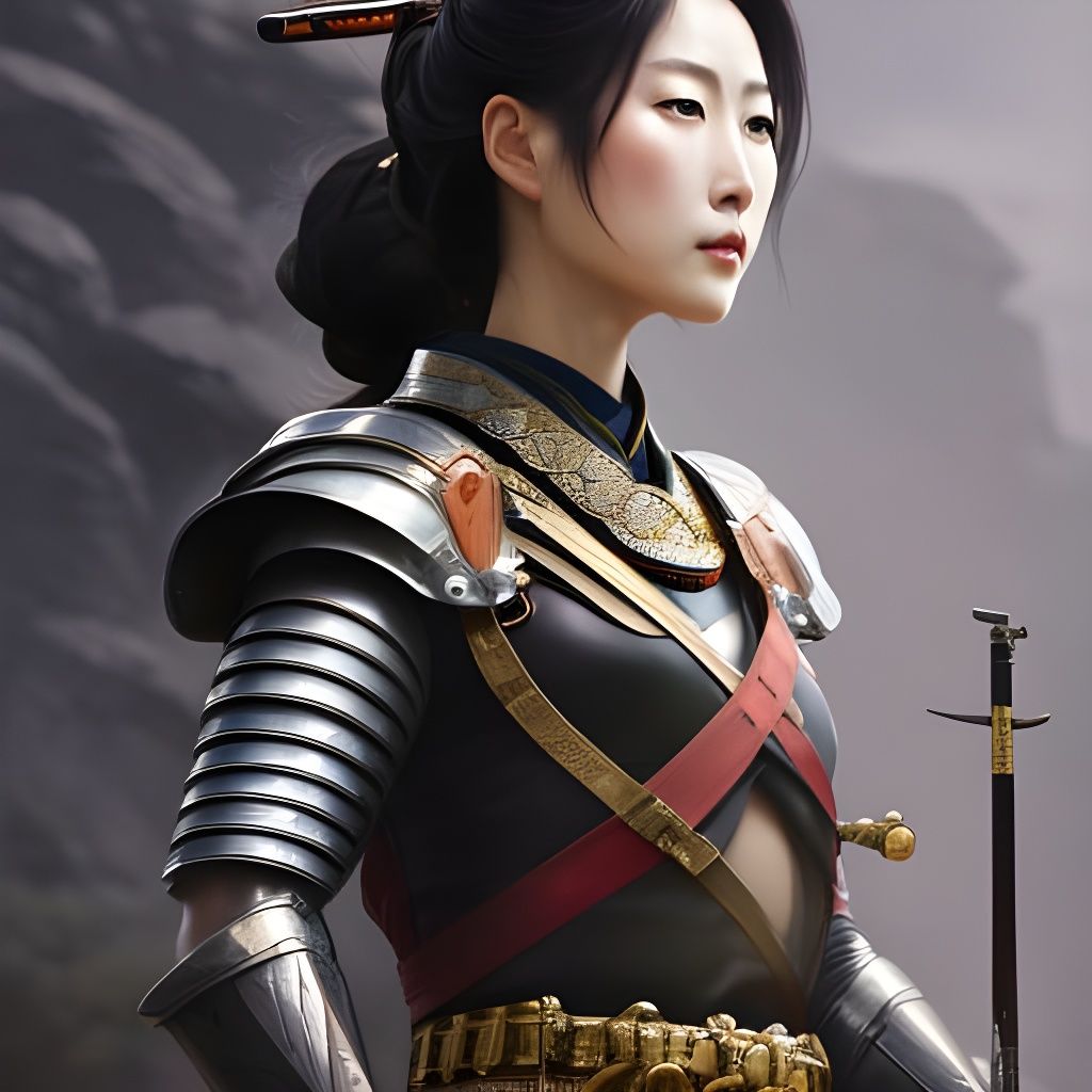 Tomoe Gozen - AI Generated Artwork - NightCafe Creator