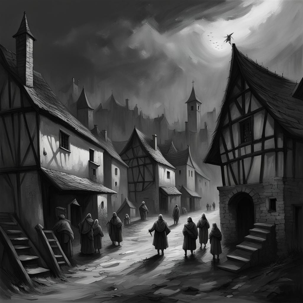 Village - AI Generated Artwork - NightCafe Creator