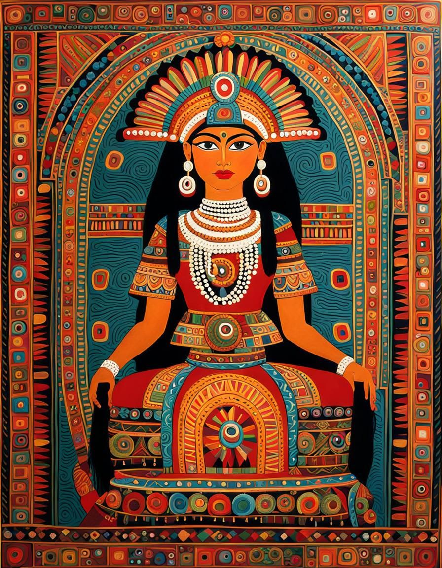 Aztec Princess #100 - AI Generated Artwork - NightCafe Creator