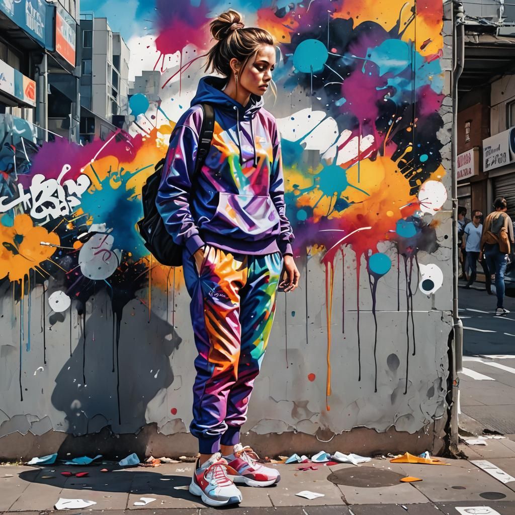 Street artist - AI Generated Artwork - NightCafe Creator