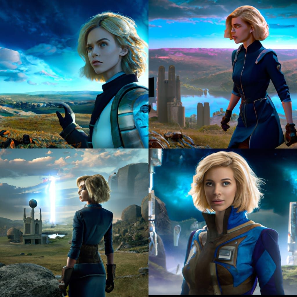 #drwho #doctorwho Kylie Minogue as Astrid Perth - AI Generated Artwork ...