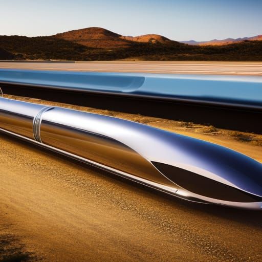 Hyperloop travel - AI Generated Artwork - NightCafe Creator