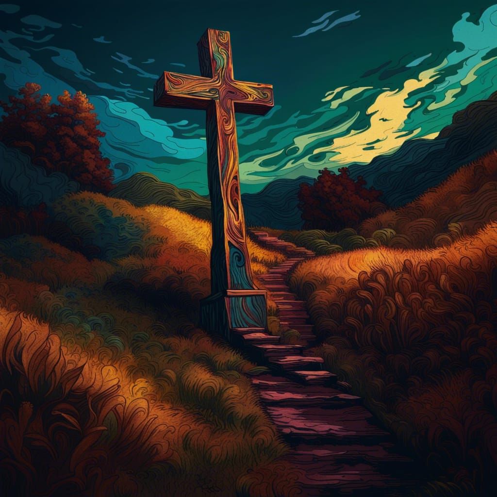 Cross - AI Generated Artwork - NightCafe Creator