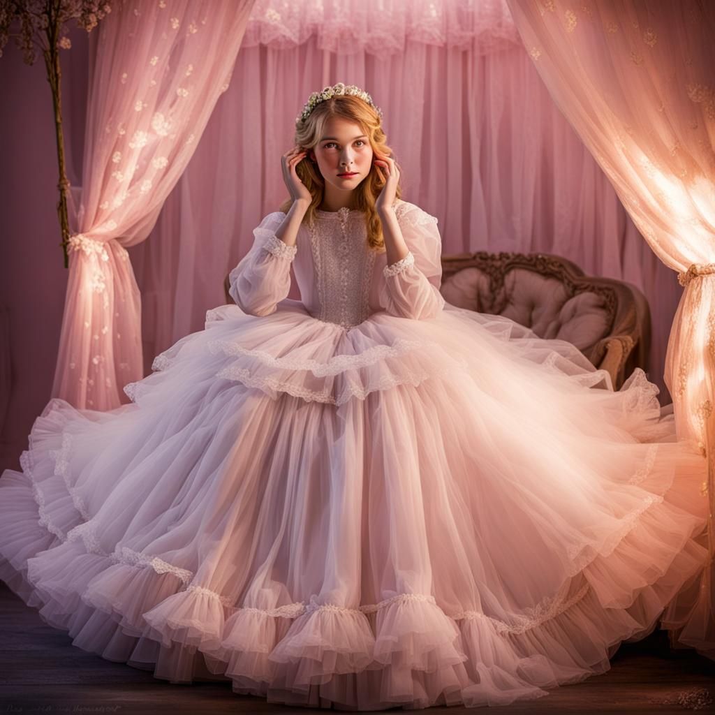 Petticoat collection: Girly time - AI Generated Artwork - NightCafe Creator