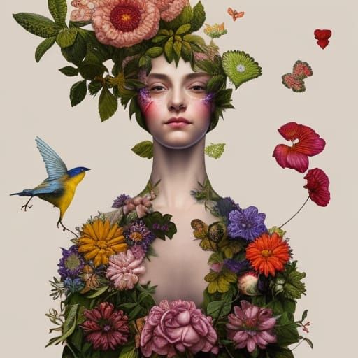 The Face of Spring - AI Generated Artwork - NightCafe Creator