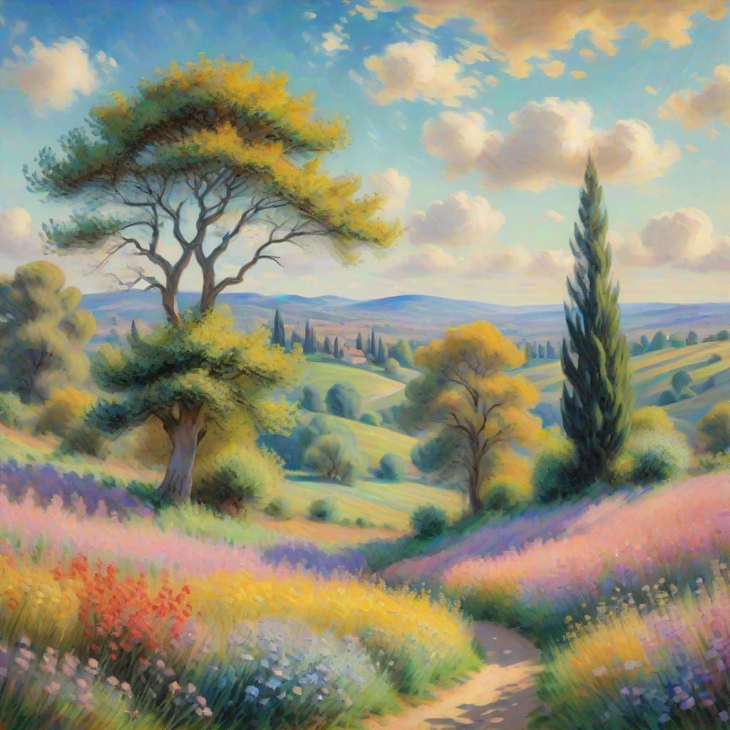 A Beautiful Spring Time Walk - Idyllic Whimsical Gingham Lan...