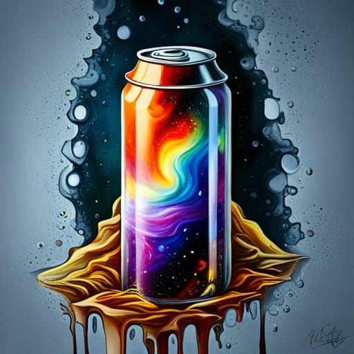 Rainbow Can - AI Generated Artwork - NightCafe Creator