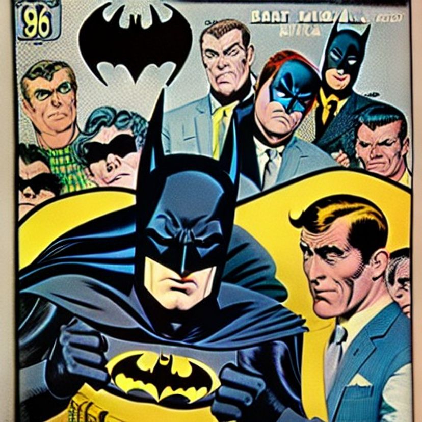 Batman 1966, portrait - AI Generated Artwork - NightCafe Creator