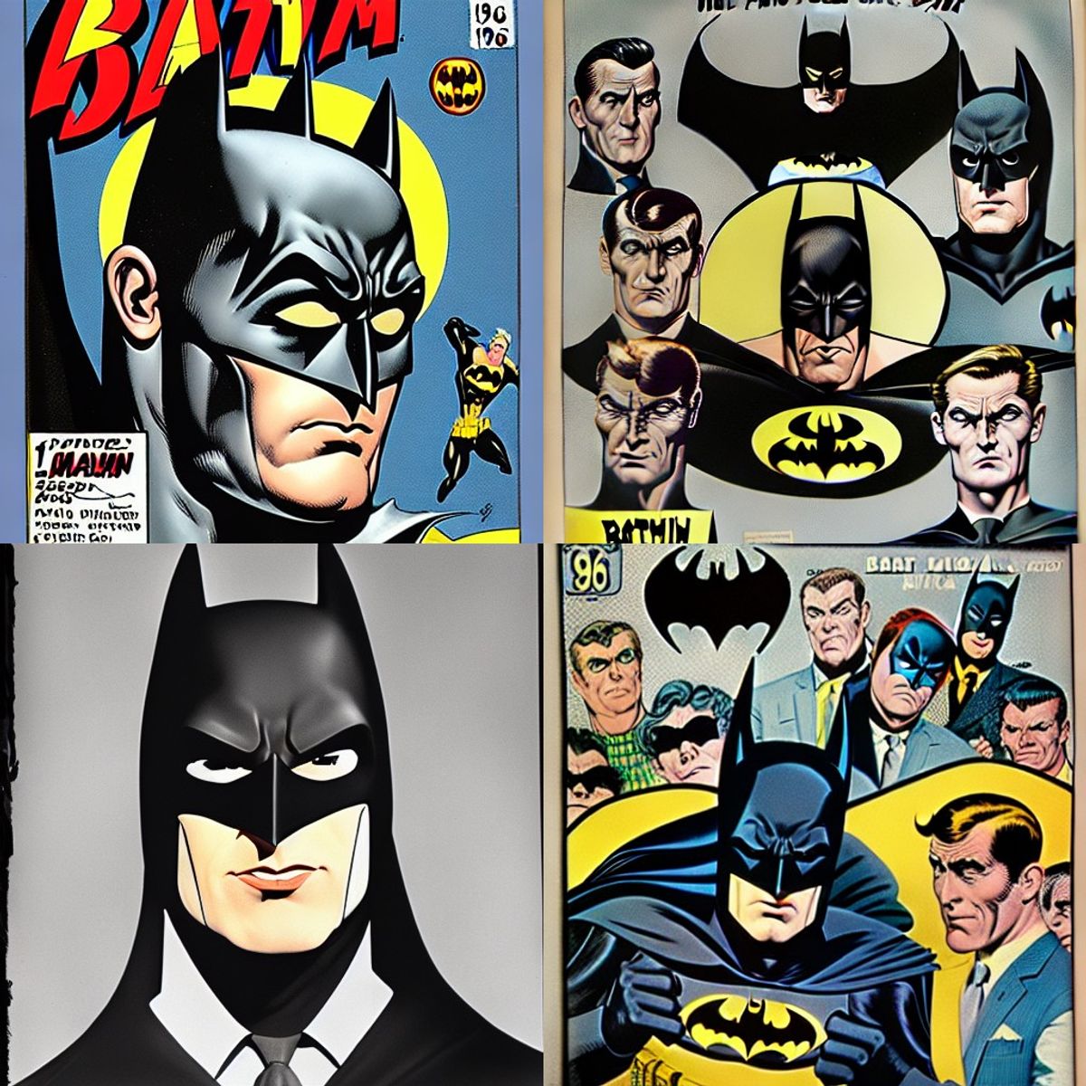 Batman 1966, portrait - AI Generated Artwork - NightCafe Creator