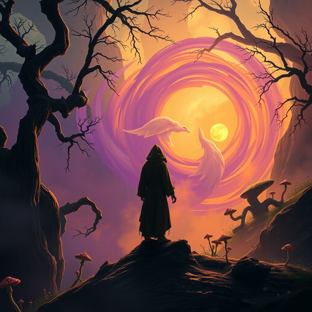 Dark Fantasy Scene in the Style of Mark Ryden - AI Art