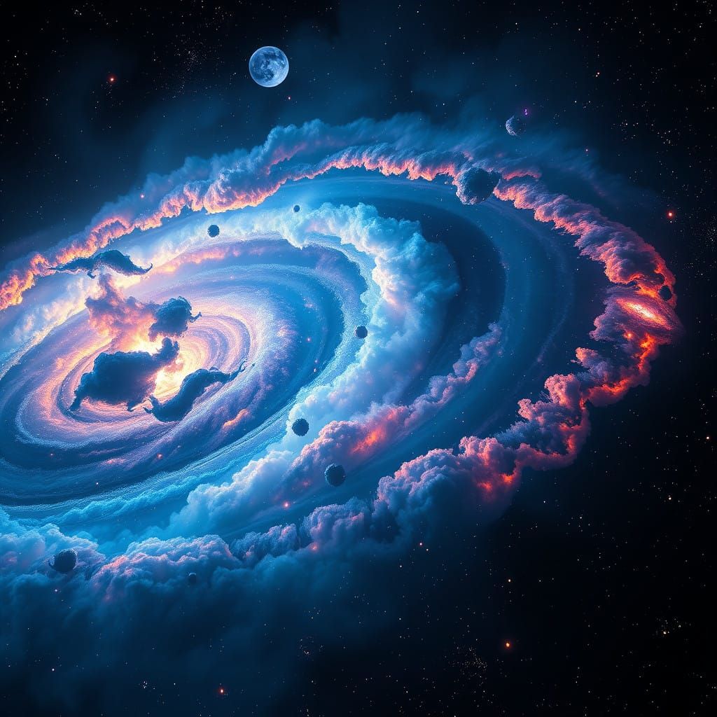 space - Galactic Dreamscape in Deep Space