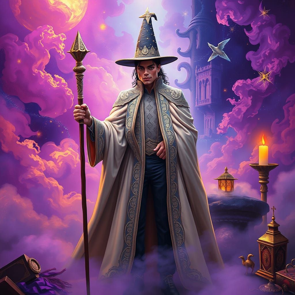 Michael Jackson as a Wizard - Michael Jackson as a Wizard