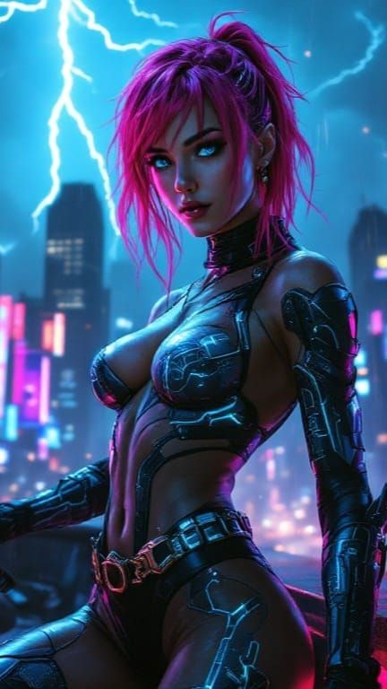 Cyberpunk Samurai - Cyberpunk Samurai