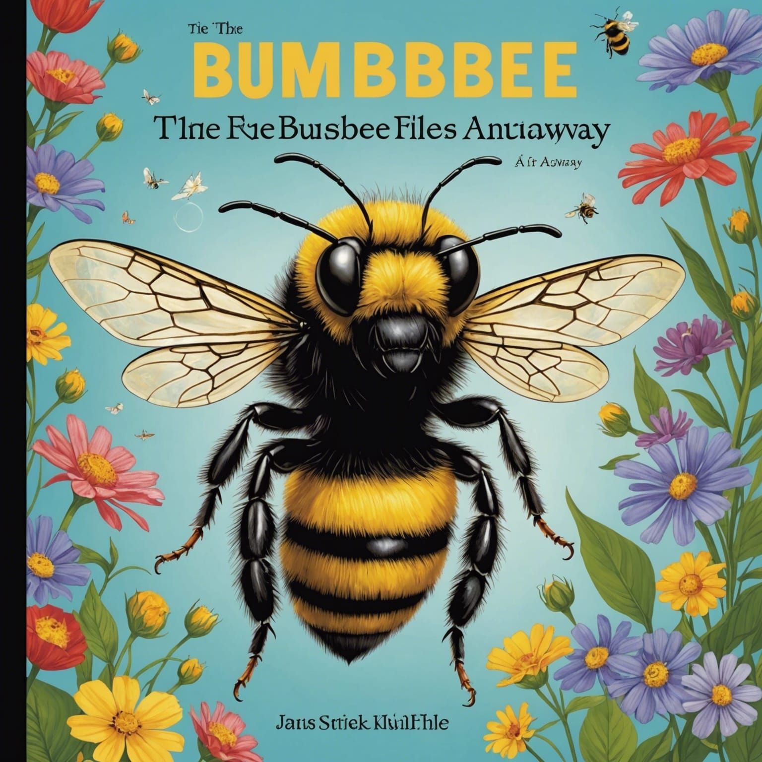 The Bumblebee flies anyway, book cover - AI Generated Artwork ...