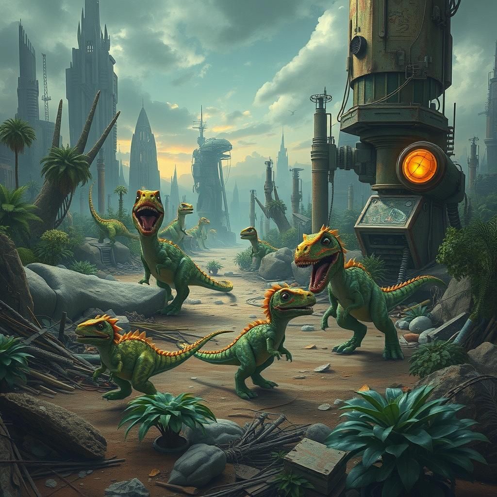 In a ravaged, yet vibrant, post-apocalyptic multiverse, adorable ...