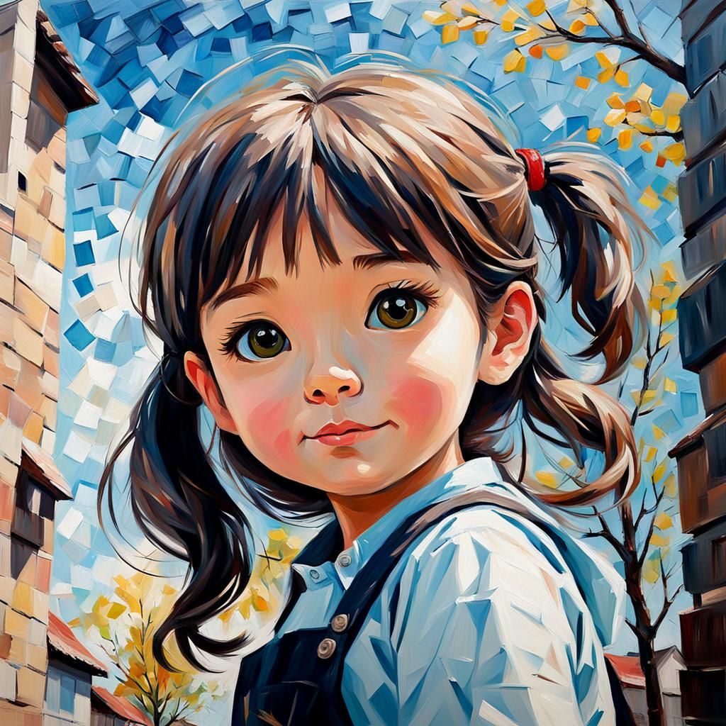 "cute girl" - AI Generated Artwork - NightCafe Creator