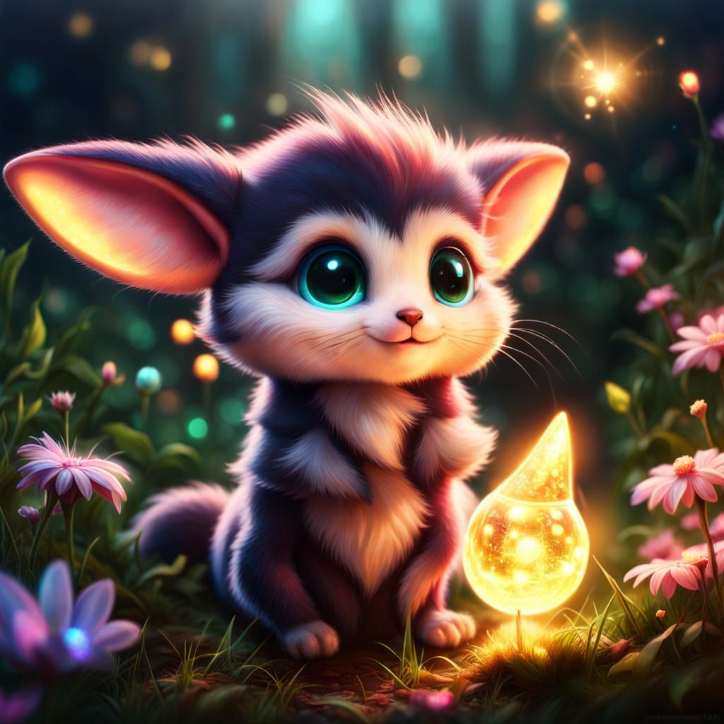Furry Fae Creature - AI Generated Artwork - NightCafe Creator
