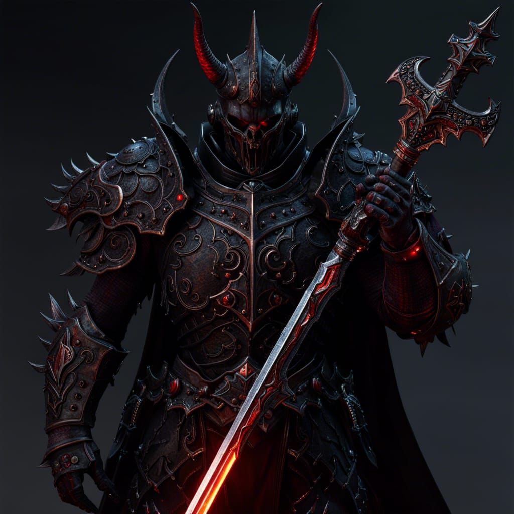 Evolution Gothic Hell Knight - AI Generated Artwork - NightCafe Creator