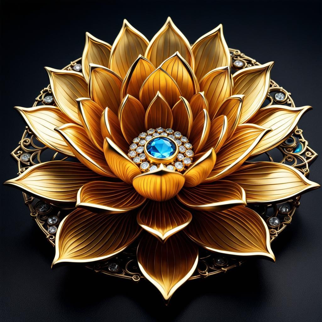 Lotus - AI Generated Artwork - NightCafe Creator