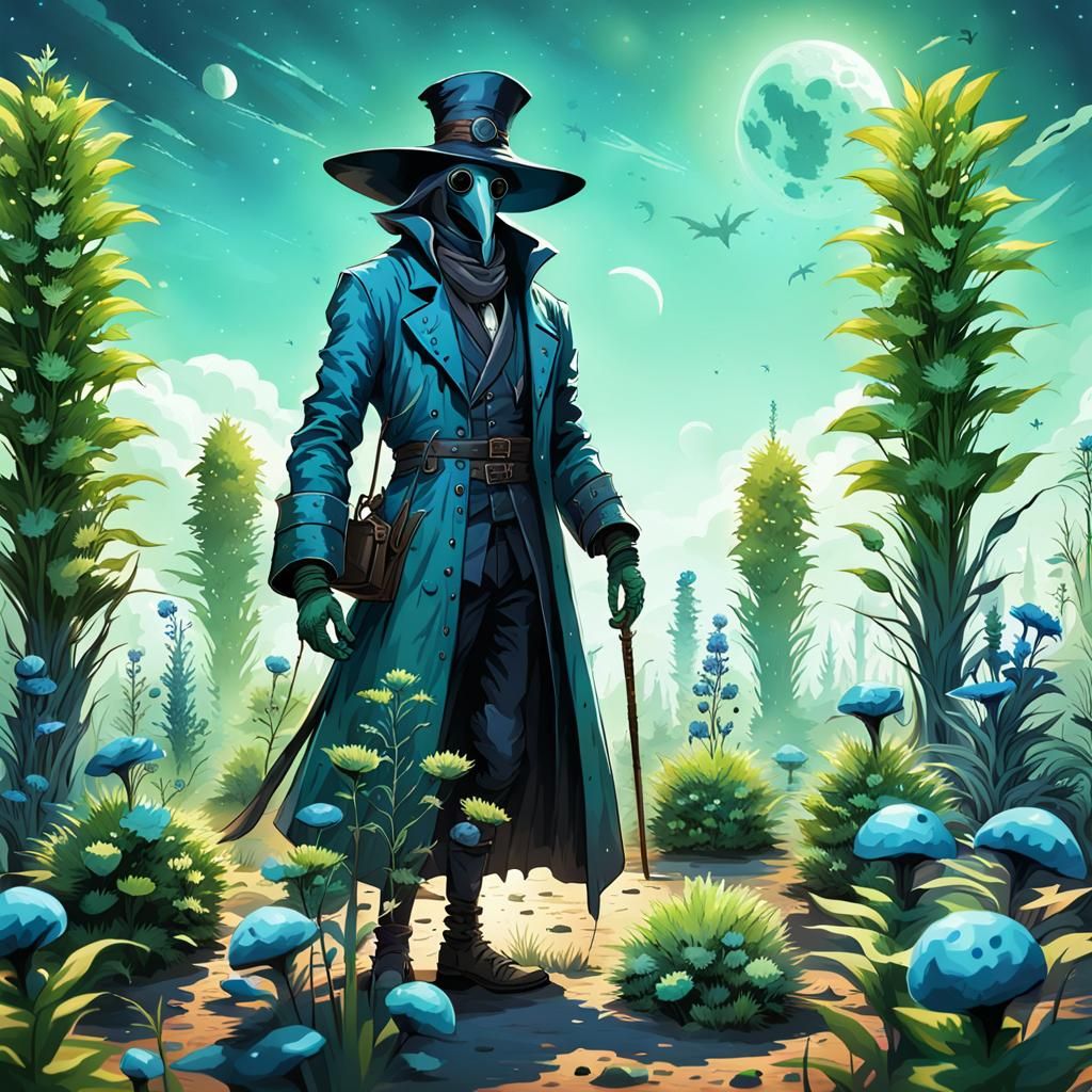 Homestead plague doctor 1 - AI Generated Artwork - NightCafe Creator