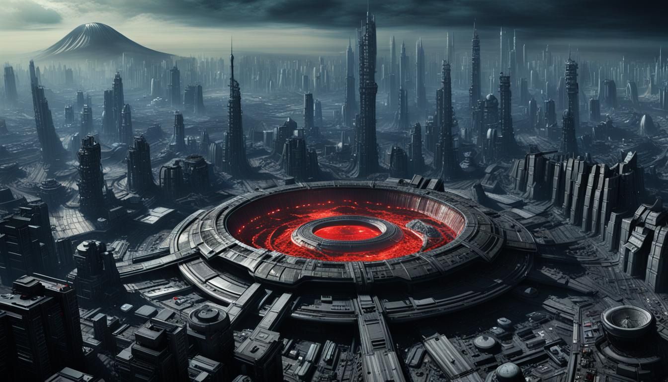 Alien Mega City - AI Generated Artwork - NightCafe Creator