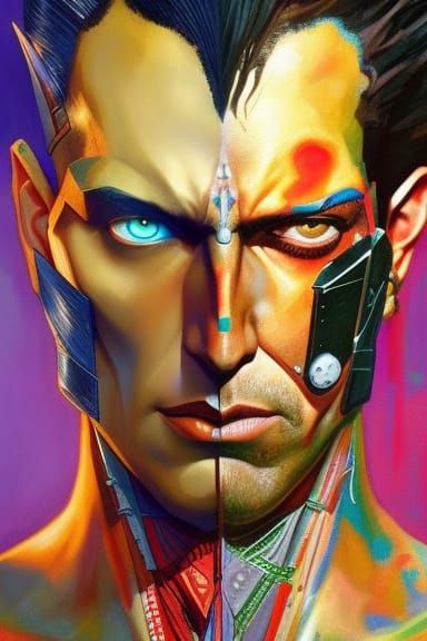 Multiverse Two-Face - AI Generated Artwork - NightCafe Creator