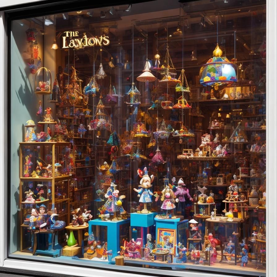 Toy Shop Window Display - AI Generated Artwork - NightCafe Creator