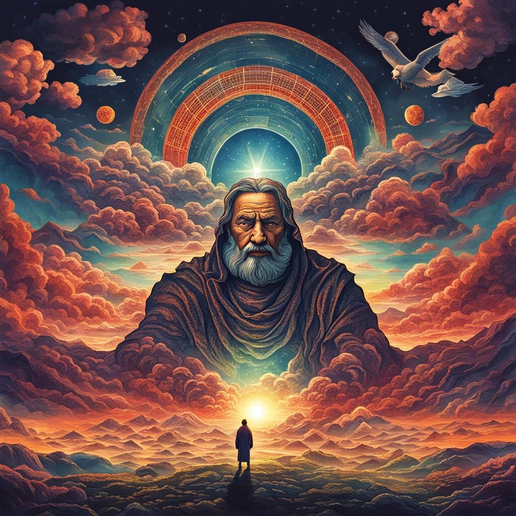 I AM GOD - AI Generated Artwork - NightCafe Creator