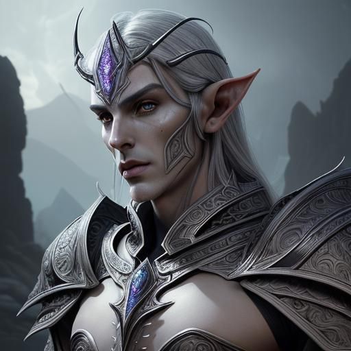Altmer male, elder scrolls, high elf - AI Generated Artwork - NightCafe ...