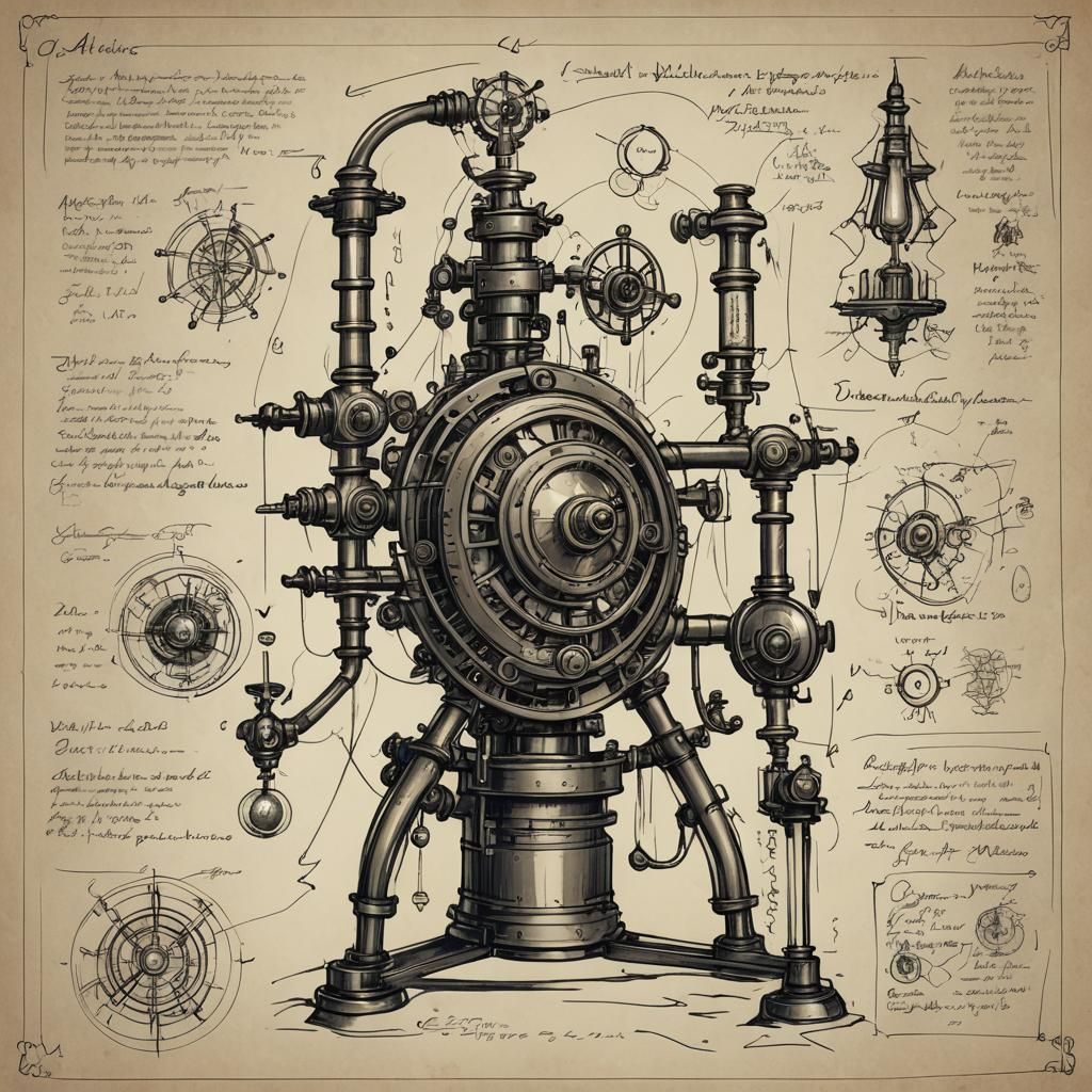 Aetheric condensation unit - AI Generated Artwork - NightCafe Creator