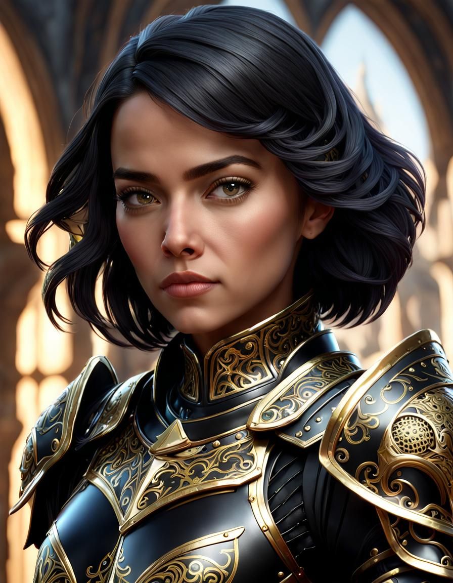 female knight - AI Generated Artwork - NightCafe Creator
