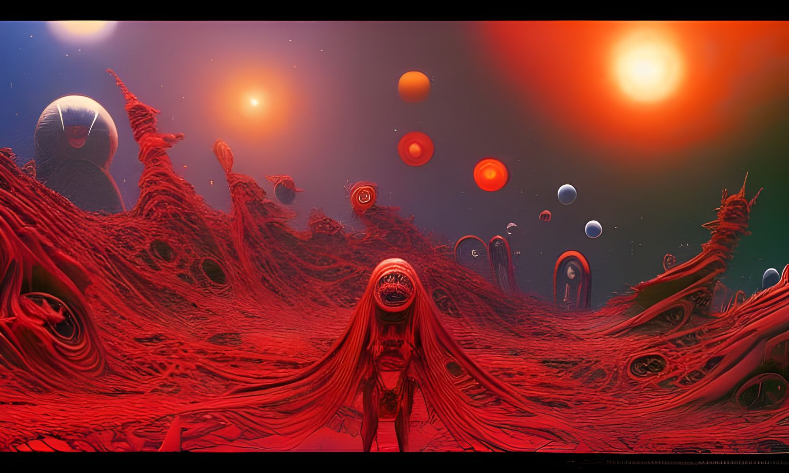 weird creatures in space 5 - AI Generated Artwork - NightCafe Creator