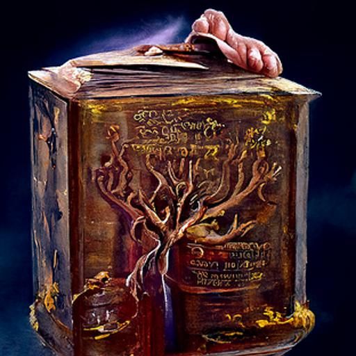 The Tree of Knowledge magic spells from a Jewish potion book - AI ...