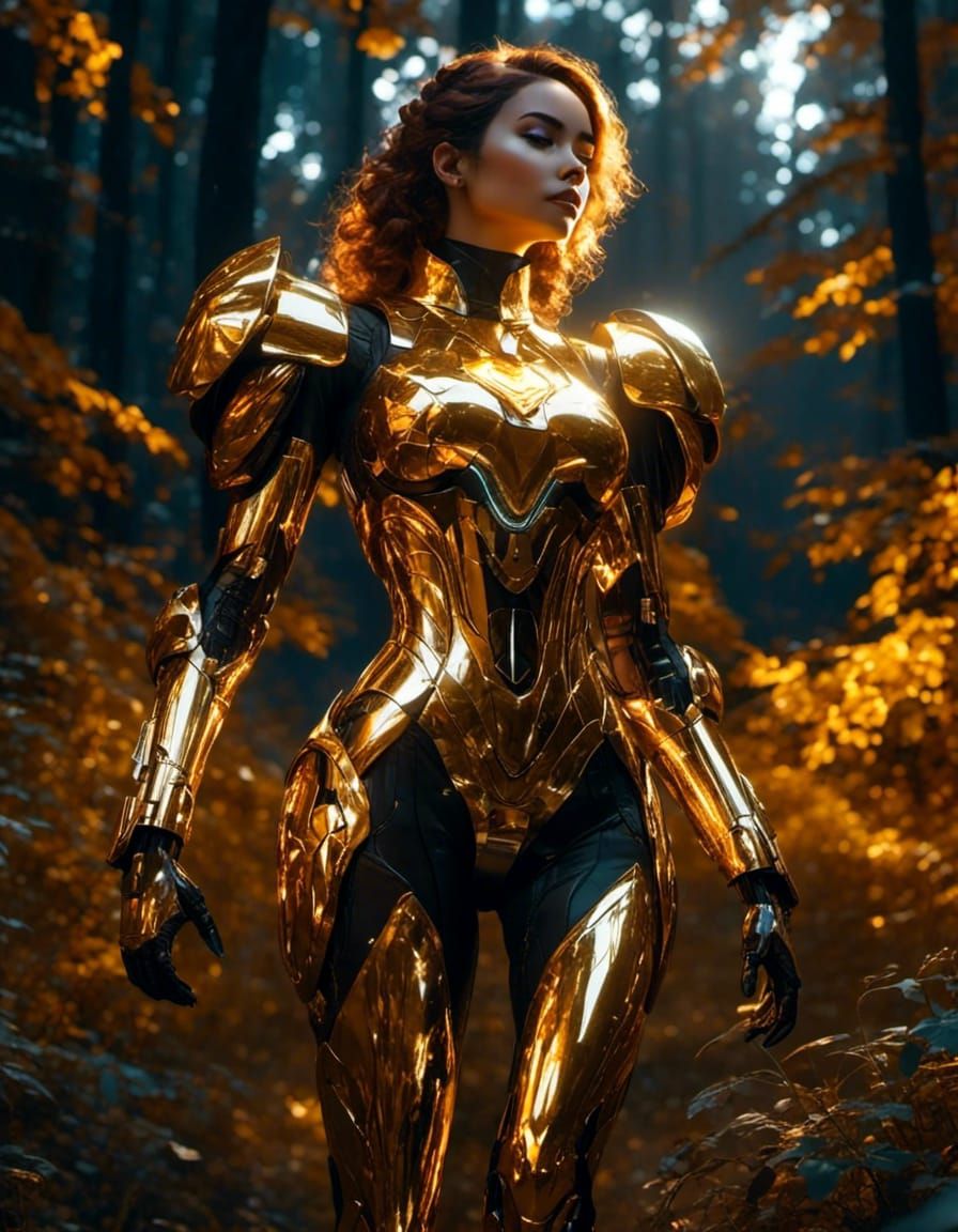 golden android - AI Generated Artwork - NightCafe Creator
