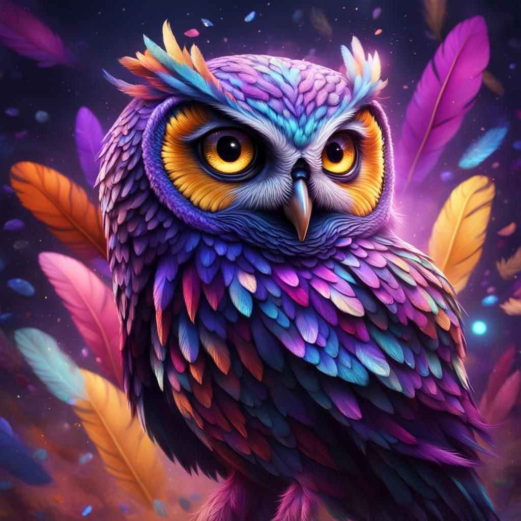 owl :) - AI Generated Artwork - NightCafe Creator