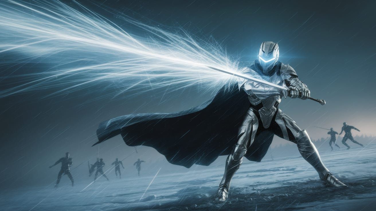 Frost Wind Knight Setting a Gale Force Wind
