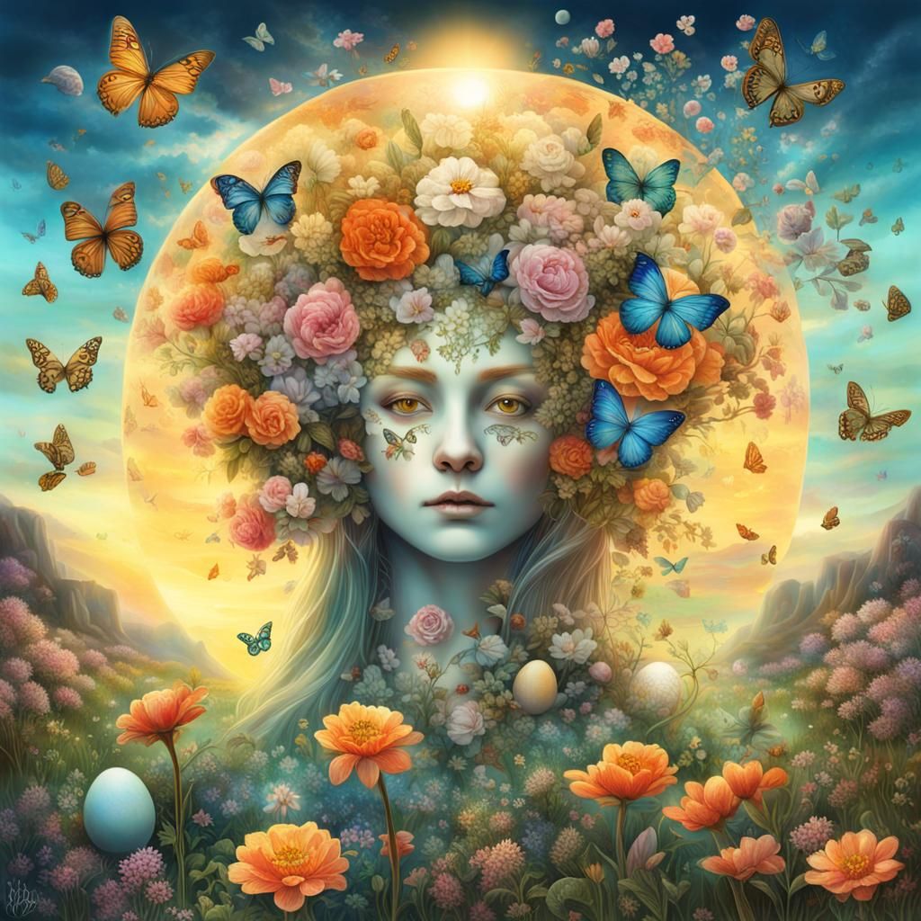 Eostre is the spring goddess of German pagan origin, she represents ...